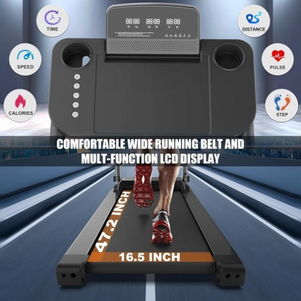 Treadmills for Home, Treadmill with Adjustable Height, 300LBS Capacity ...