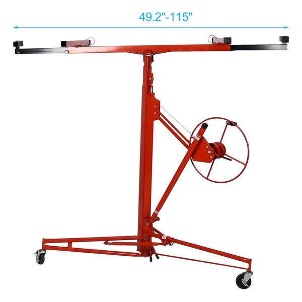 Drywall Lift Panel 13' Lift Drywall Panel Hoist Jack Lifter,red W46577 ...