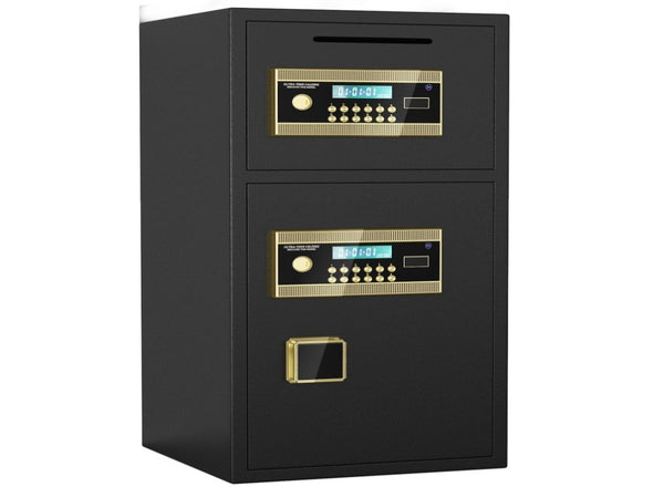 Large Double-door Coin-operated Safe,Digital Security Safe with Firepr ...