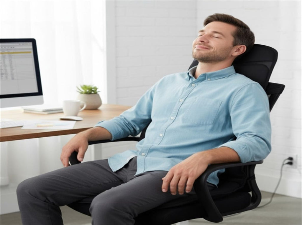 10-Motor Heated Massage Chair Pad - 4 Body Zones, 5 Programs3 Speeds ...