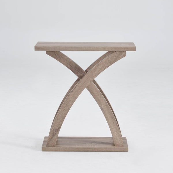 Hallway Entryway Foyer Front Door Console Table Curved Legs Dark Taupe ...